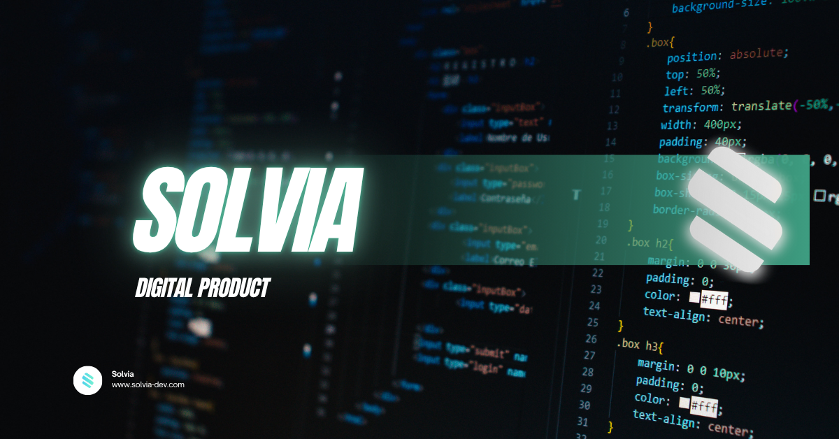 منتجات – SOLVIA | DIGITAL PRODUCT